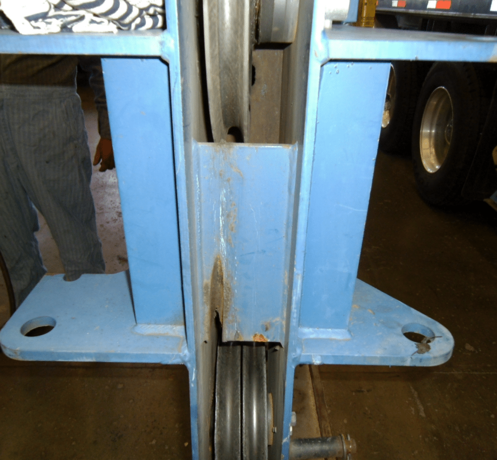 Manitex Boom Tip Section Repair - WHECO